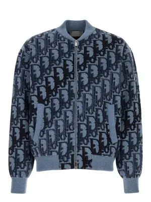 Dior Oblique Blouson Jacket - Blue