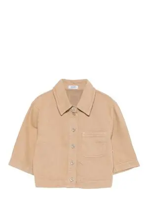 Liu Jo Chest Pocket Buttoned Shirt - Nude