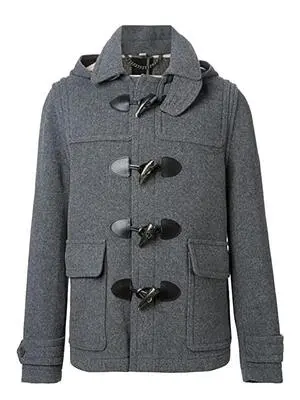 BURBERRY Burberry Long-Sleeved Lapel Coat With Toggle Closures