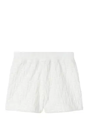 FENDI Fendi Terry Monogram Baby Bermuda Shorts