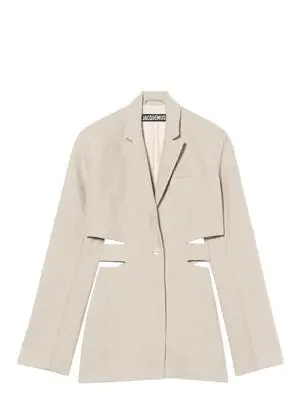 Jacquemus Jacquemus Cut-Out Blazer Mini Dress No