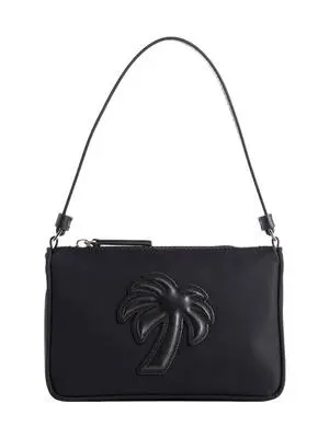 Palm Angels Logo Embossed Zipped Pouch - Black
