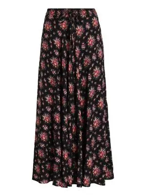 Dolce & Gabbana Floral Printed Midi Skirt - Multi-color