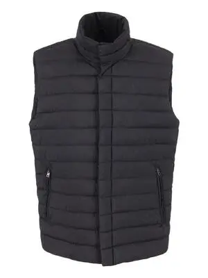 Herno Padded Quilted Vest Jacket - Black