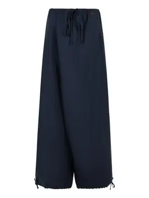 Marni Wide-leg Drawstring Trousers - Blue