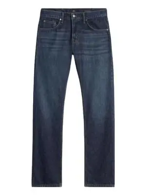 7 For All Mankind 7 For All Mankind The Straight Jeans Medium Blue