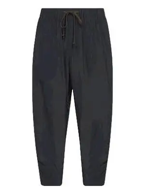 UMA WANG Drawstring Casual Pants - Navy Blue