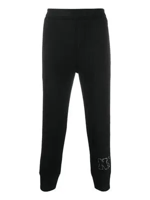 Neil Barrett Logo Decal Sweatpants - Black