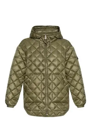 Moncler Camicia Zip-up Quilted Jacket - Green