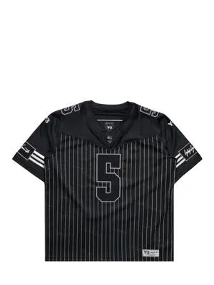 Y3 Elite 5 American Football Jersey T-shirt - Black