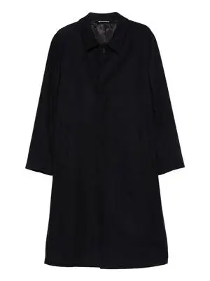 Boglioli Classic Buttoned Coat - Blue