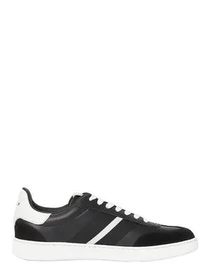 Bally Lace-up Sneakers With Perforated Details - Black