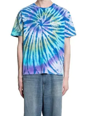 GALLERY DEPT. Tie-dye Logo T-shirt - Blue