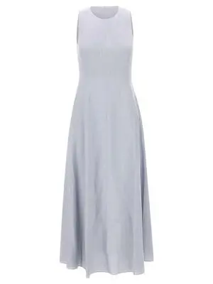 Eleventy Sleeveless Flared Dress - Light Blue