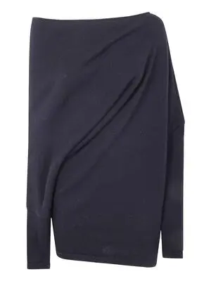 GIANLUCA CAPANNOLO Gianluca Capannolo One-Shoulder Wool Knitwear