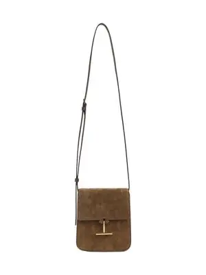 TOM FORD Flap Shoulder Bag - Brown