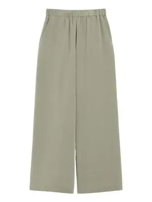 Max Mara Max Mara Bonn Wide Leg Trousers Sage Green
