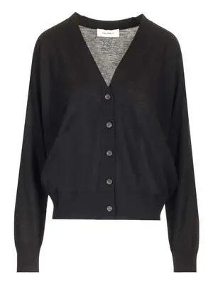 LISA YANG Cia Buttoned Cardigan - Black