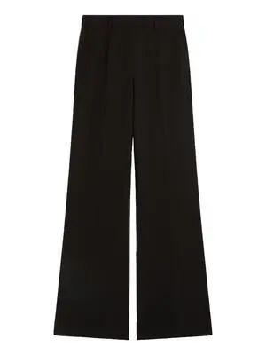 Sportmax Flared Tailored Trousers - Black