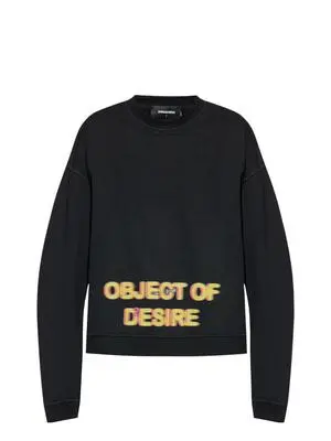 Dsquared2 Printed Logo Sweatshirt - Black