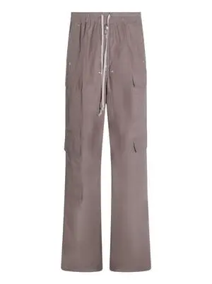 Rick Owens Drawstring Cargo Trousers - Gray