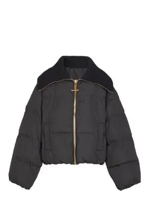 Balmain T-bar Zipped Padded Jacket - Black