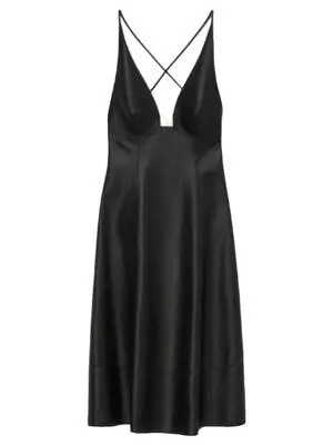 Loewe Nappa Leather Strappy Dress - Black