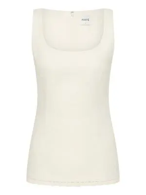 POSSE Posse Effi Lace-Trim Top