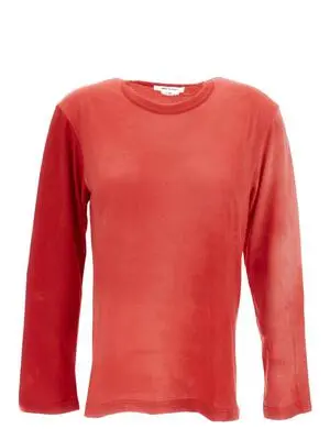 Comme Des Garçons Faded Long Sleeve T-shirt - Red