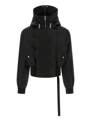 Rick Owens Alice Cropped Down Parka - Black
