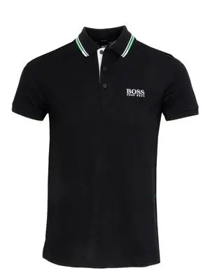 Hugo Boss Logo Polo Shirt - Black