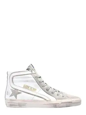 GOLDEN GOOSE Slide High-top Sneakers - White