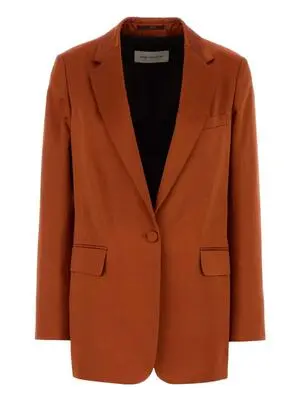 Dries Van Noten Blanchet Single-breasted Blazer - Brown