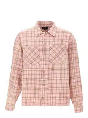 REPRESENT Checked Oversized Shirt - Nude