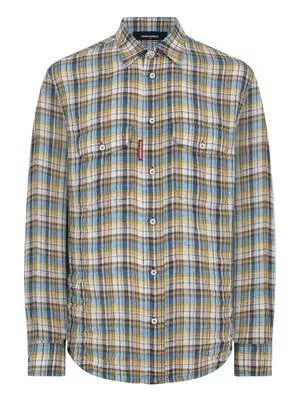 Dsquared2 Check Pocket Shirts - Multicolor