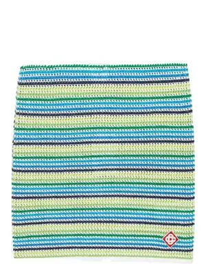 CASABLANCA Casablanca Striped Knitted Mini Skirt With Logo Detail
