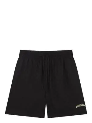Casablanca Jacquard Drawstring Shorts - Black