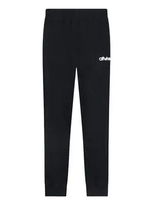 Off-White Logo-embroidered Track Pants - Black