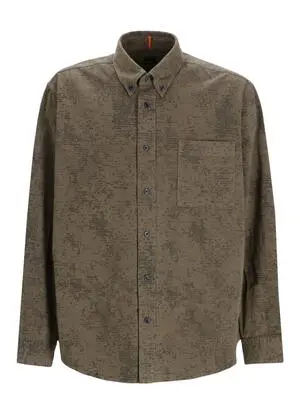 Hugo Boss Long-sleeved Button-up Shirt - Green
