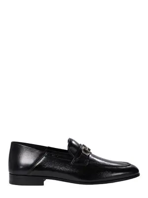 FERRAGAMO Gancini Loafers - Black