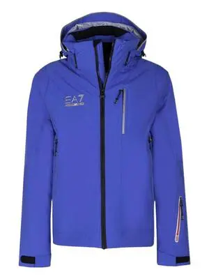 EA7 Zip-up Long Sleeve Jacket - Blue