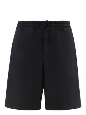 Alexander McQueen Logo Embroidered Drawstring Shorts - Black