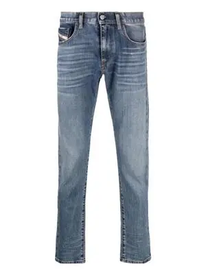 DIESEL® D-strukt Mid-rise Slim-cut Jeans - Blue