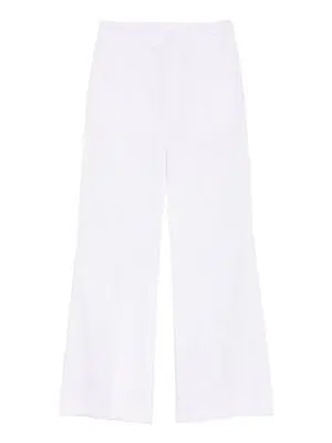 DONDUP Tailored Trousers With Belt Loops - White