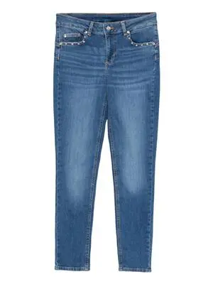 Liu Jo Embellished Skinny Jeans - Blue