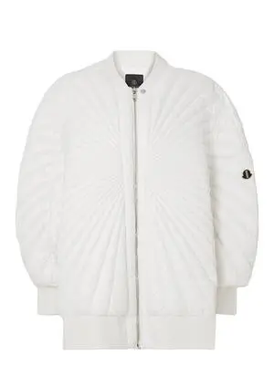 Moncler Long-sleeved Down Jacket - White