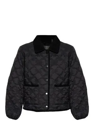 LoveShackFancy Quilted Jacket - Black