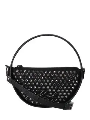 Karl Lagerfeld Studded Shoulder Bag - Black