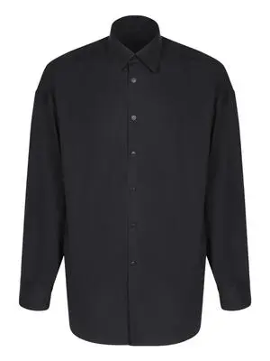 COSTUMEIN Long Sleeve Lapel Shirt - Black