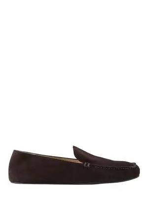 THE ROW The Row Leo Suede Loafers